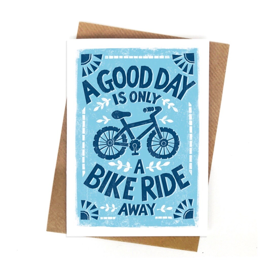 Bike Ride Card | Independent Gift Shop Edinburgh