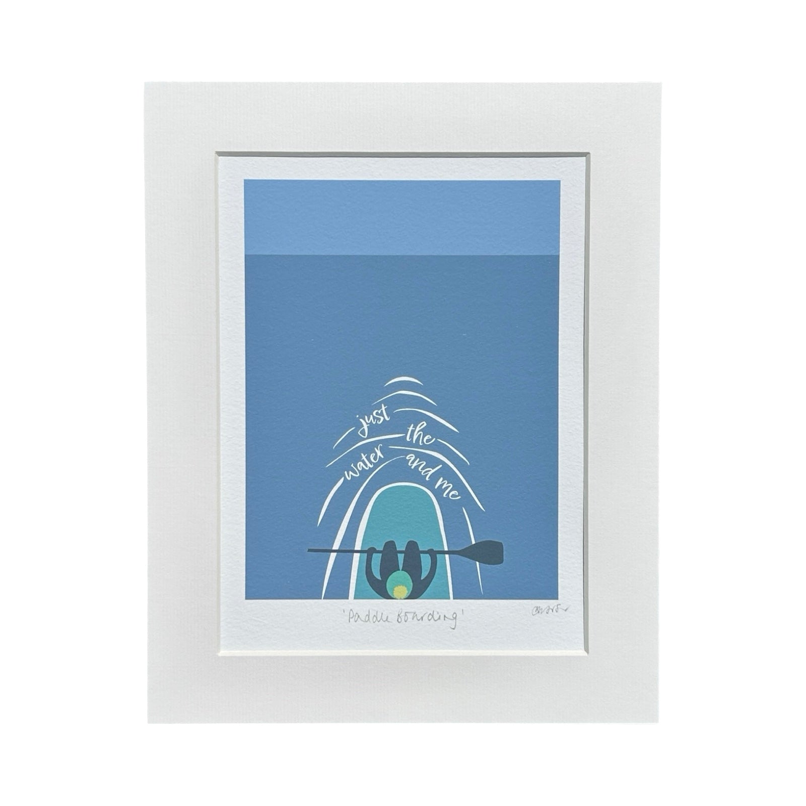 Paddle Boarding Print | Independent Gift Shop Edinburgh
