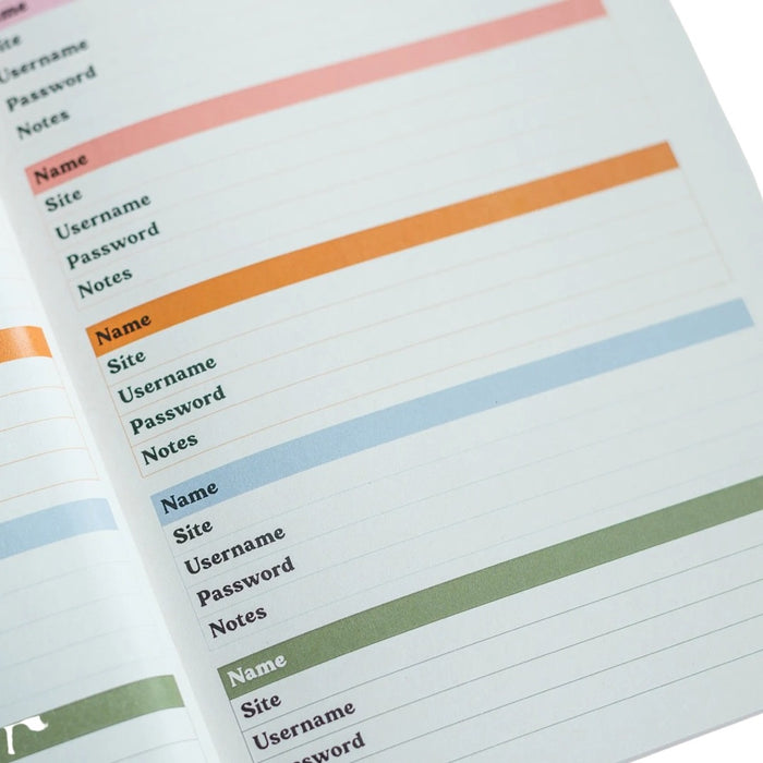 Password Tracker Book | Independent Gift Shop Edinburgh