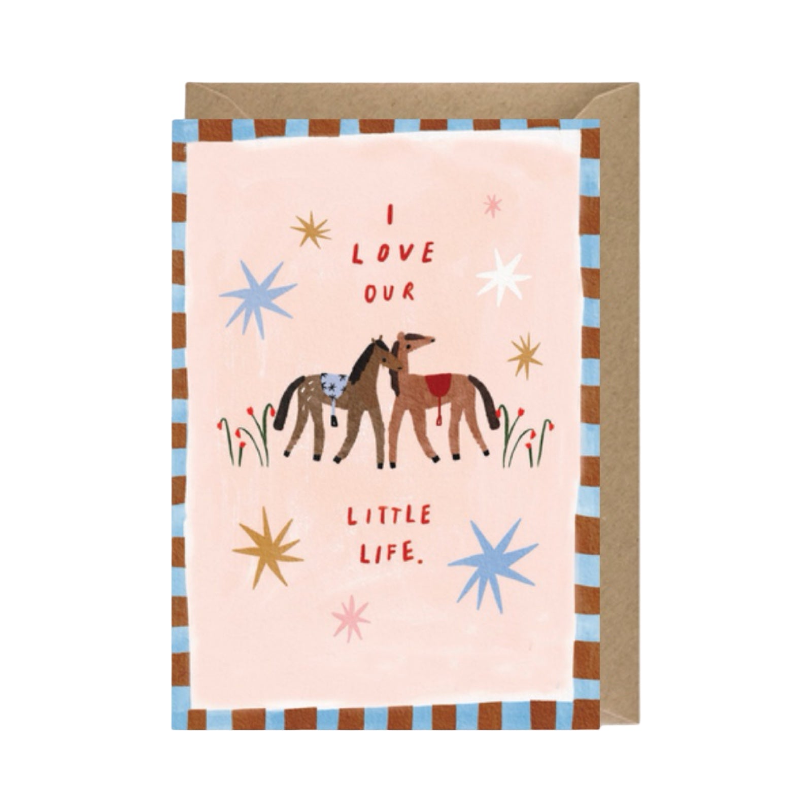 I Love Our Little Life Border Card