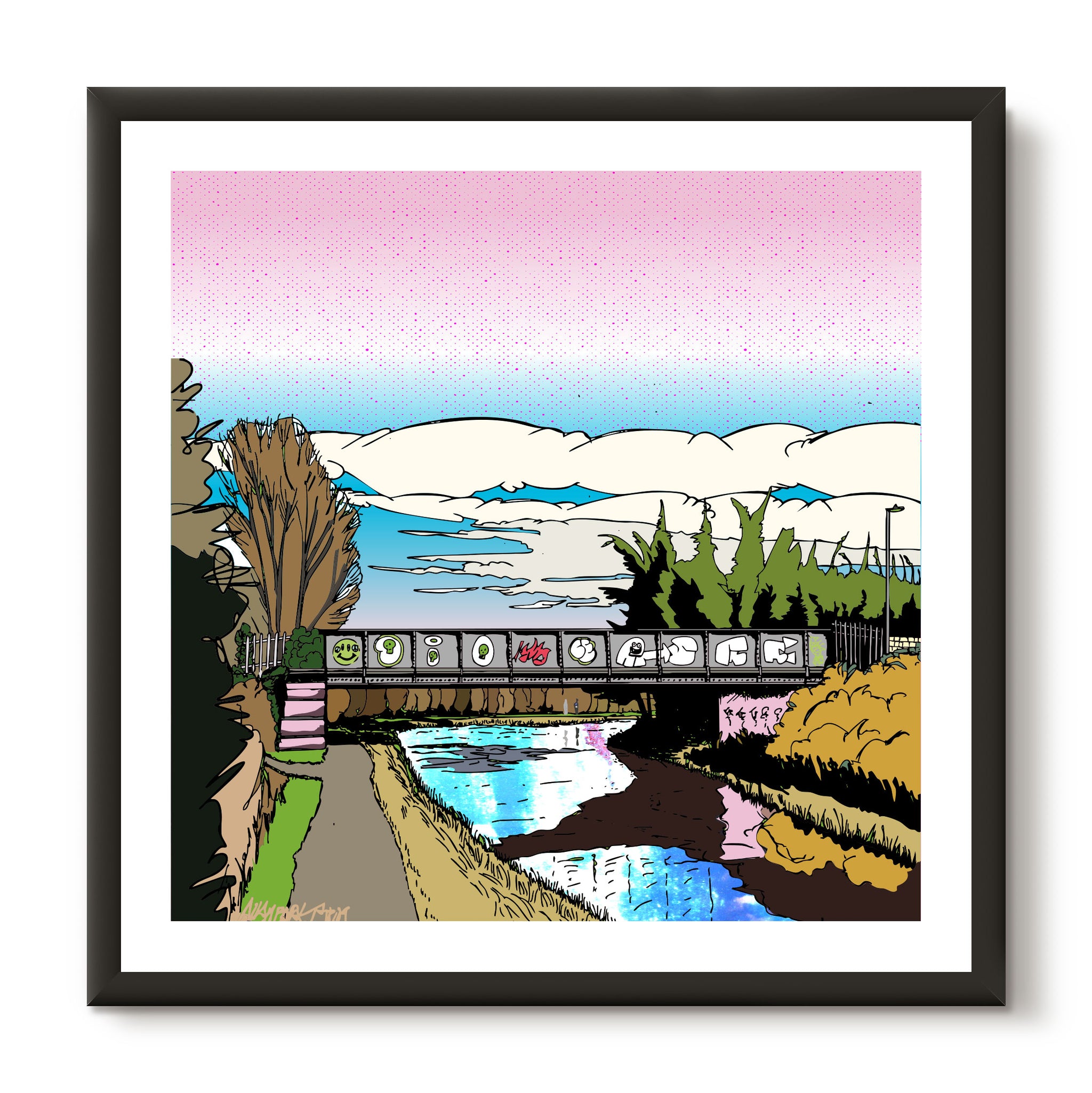 The Tin Bridge Print | Independent Gift Shop Edinburgh